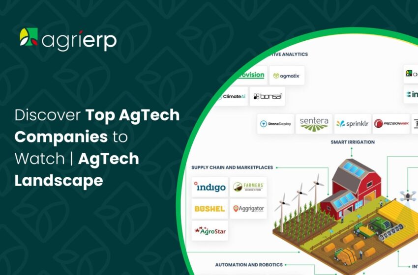 Discover Top AgTech Companies to Watch | AgTech Landscape 2024